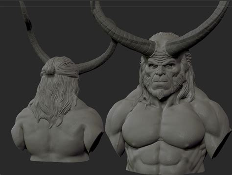 Stl File Hellboy Bust David Harbour 📯 ・3d Printing Model To Download・cults
