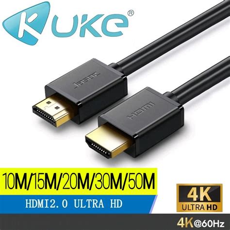 Hdmi 10m 15m 20m 30m 50m Black Cable High Speed 4k 1080p For Camera