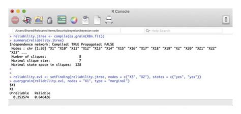 Reasoning Results Of The Continuous Bayesian Network Download Scientific Diagram