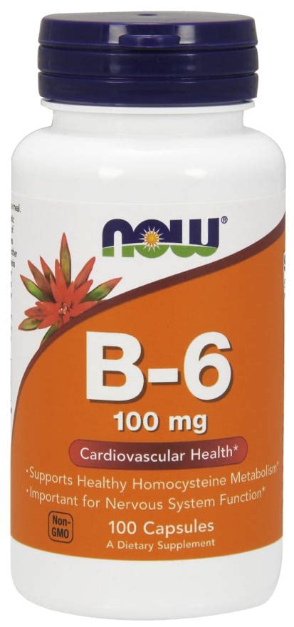 Ostaa B 6 Vitamiini 100mg 100 Kapselia Alkaen Eco Supplements