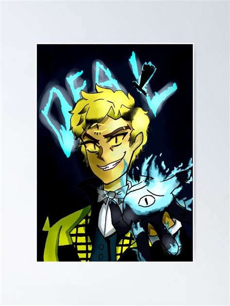 Gravity Falls Bill Cipher Poster By Renawolf Redbubble