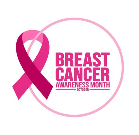 Octubre Es Pecho Cáncer Conciencia Mes Social Medios De Comunicación
