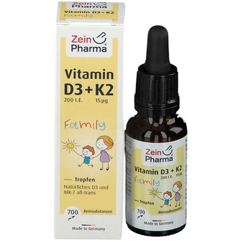 ZeinPharma® Vitamin D3+K2 Family 20 ml - shop-apotheke.com