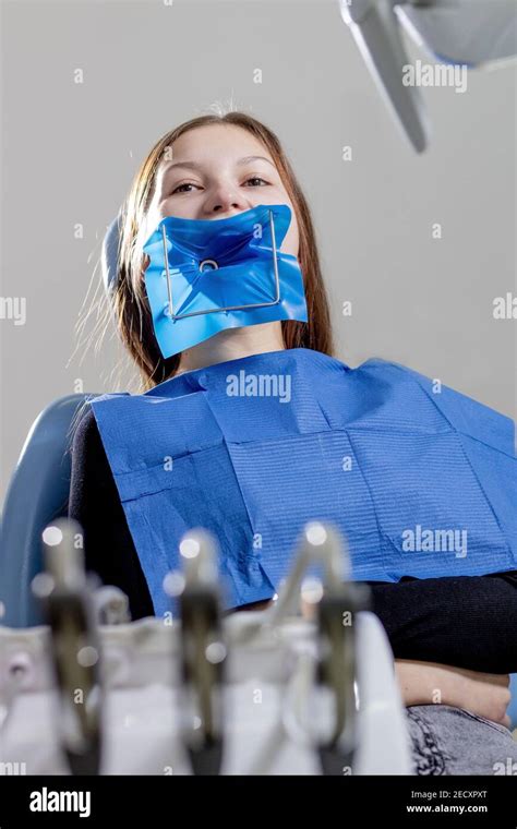 Laser Bleaching Teeth At Dantist Room Teeth Whitening For Woman