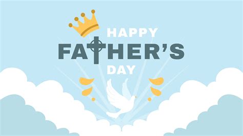 Religious Fathers Day Background In Illustrator Svg  Eps Png