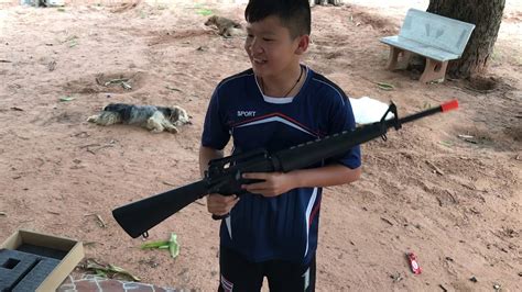 รีวิวปืนbb Gun M16a1 Ep 1 Youtube
