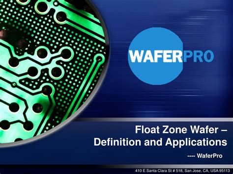 Ppt Float Zone Wafer Definition And Applications Powerpoint