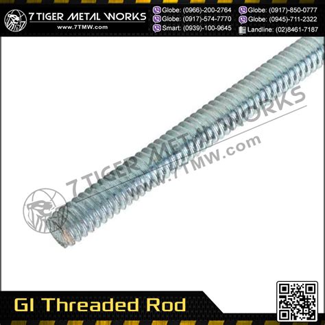 Gi Threaded Rod Bolt And Nut Supplier Philippines