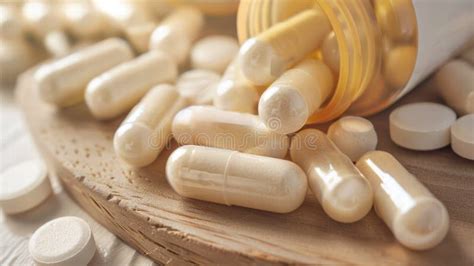 Probiotic Capsules And Powder Supporting Intestinal Flora And