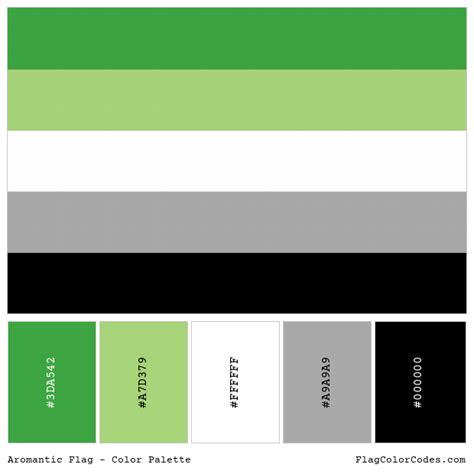 Aromantic Flag