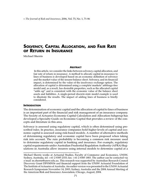 Solvency Pdf