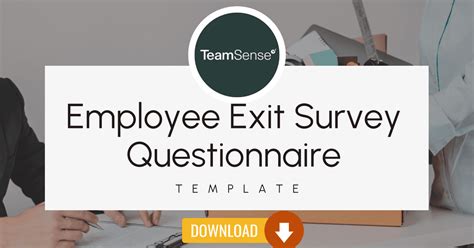 Free Employee Exit Interview Survey Template And Questions Teamsense