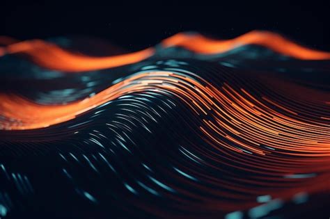 Abstract Digital Waves Abstract Pattern Background Gradient Wallpaper