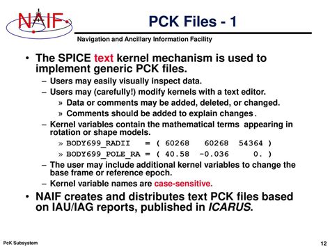 planetary constants kernel pck ppt download