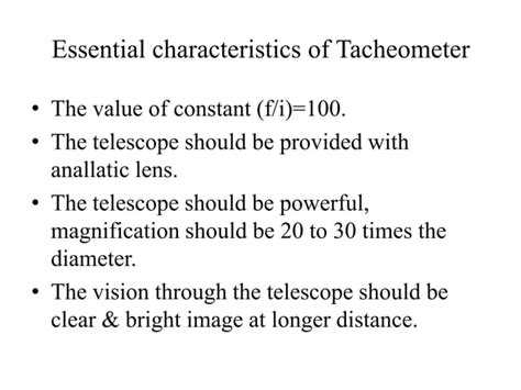 Tacheometry Ppt Pptx