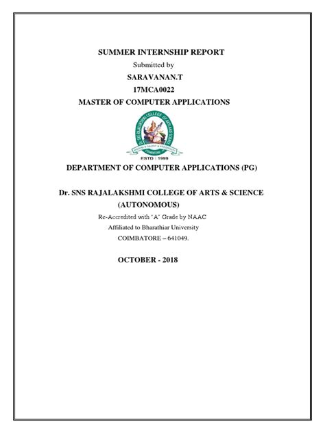 Summer Internship Report On Software Development Pdf Network