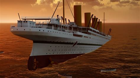 Britannic Sinking Animation