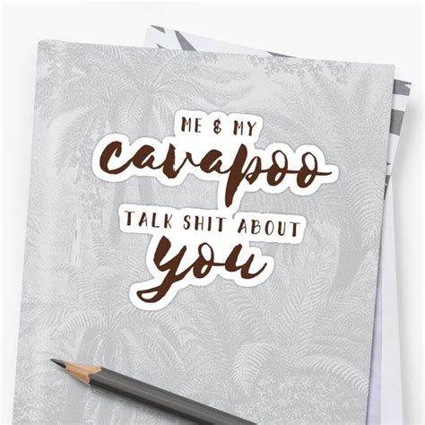 Me And My Cavapoo Sticker