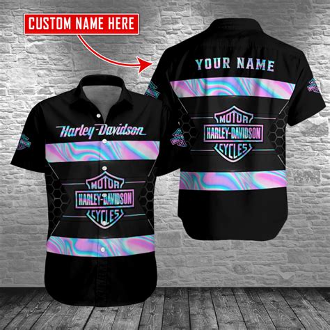 Harley Davidson Custom 3d Button Shirt Vd824 Classicbike Shop