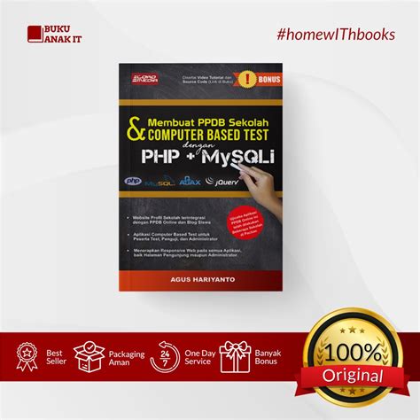 jual buku membuat ppdb sekolah dan computer based test dengan php dan