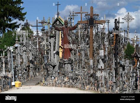 Hill Of Crosses Kryziu Kalnas Siauliai Lithuania Hill Of Crosses