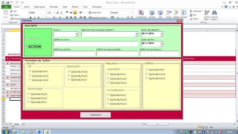 Formullaire Userform Pour Complèter Un Tableau