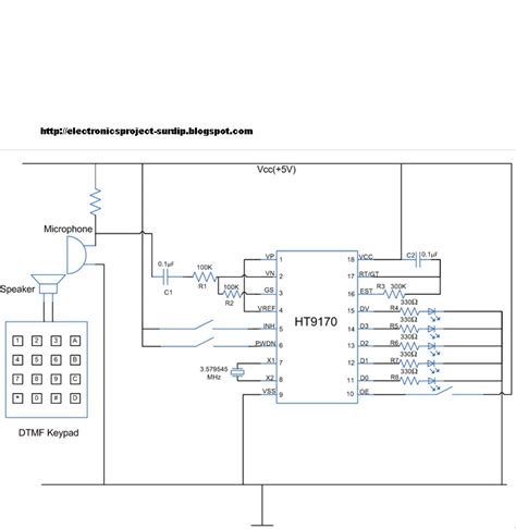 electronics projects dtmf decoder