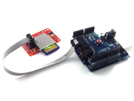 Arduino 6 Socket IDC 6 SPI Shield Module For Arduino UNO Free Shipping ThanksBuyer