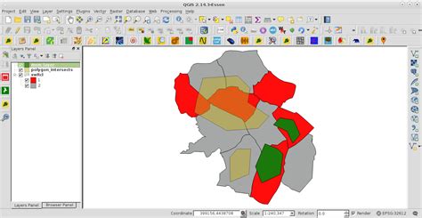 Python Programmatically Finding Polygons Which Are Overlapped By Another Vector Polygon
