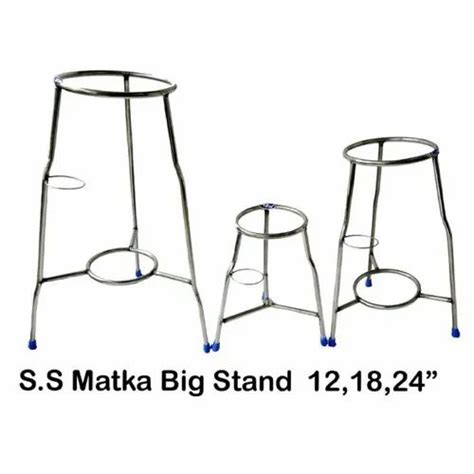 Ss Matka Pot Stand Set At Rs 370 In Ahmedabad Id 23592145297
