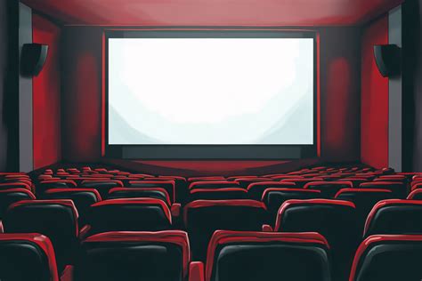 영화관배경 일러스트