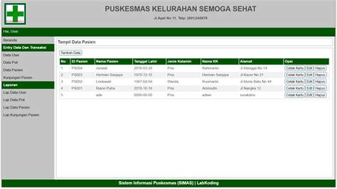 source code aplikasi antrian and kunjungan pasien puskesmas ordodev