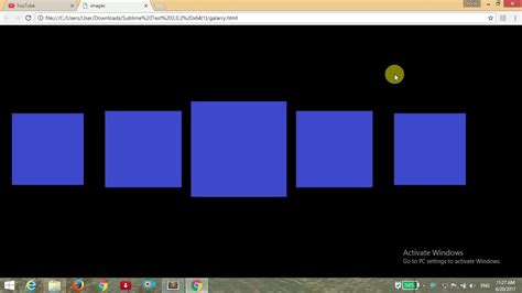 Image Gallery Animation Using Pure Css Youtube