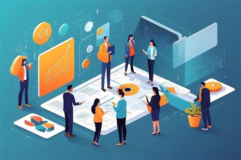 Premium Photo Consulting Concept Illustration