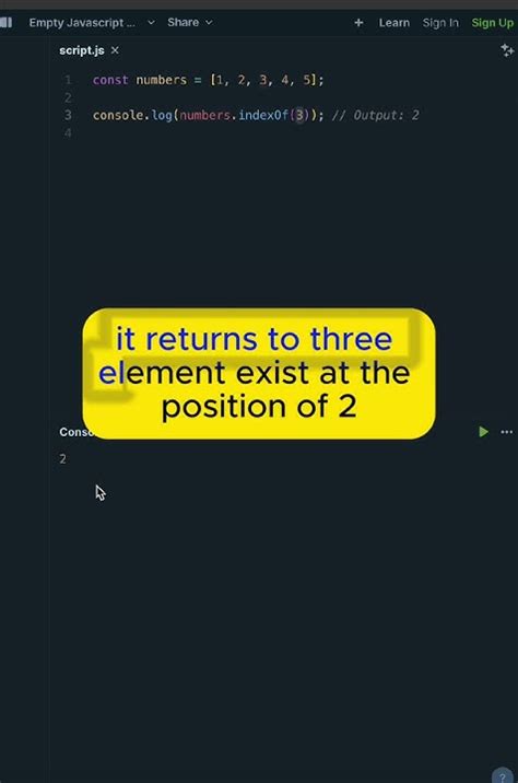 Indexof Vs Findindex In Javascript Quick Array Guide Youtube