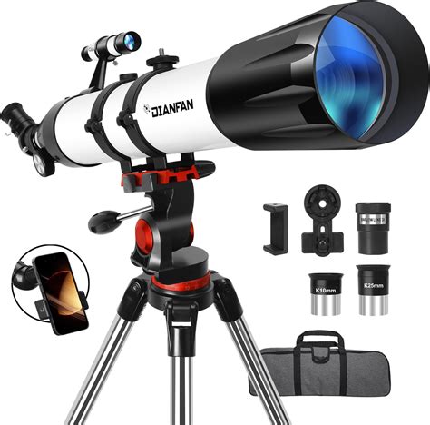 Telescopes For Adults Astronomy 80mm Aperture 600mm