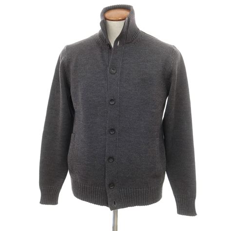 【楽天市場】【sale 返品不可】【新品】ザノーネ Zanone Chioto キョート ミドルゲージ ウール スタンドカラー カーディガン ダークグレー【サイズ50】【gry】【a W