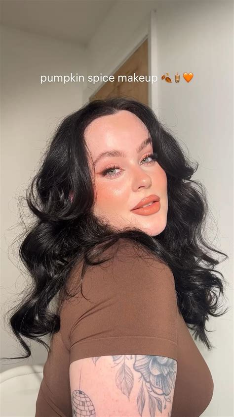 Pumpkin Spice Makeup 🍂🧋🧡 Easy Fall Autumn Makeup Idea Fall Makeup