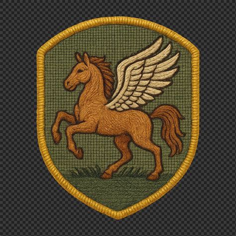 Png Embroidered Pegasus Patch Design Free Png Rawpixel
