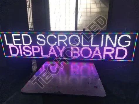 Rectangular Led Scrolling Display Board At Rs 1500 Piece In Ludhiana Techonled A Unit Of