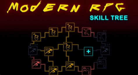 Modern Rpg Skill Tree 카테고리 블루프린트 Ue 마켓플레이스