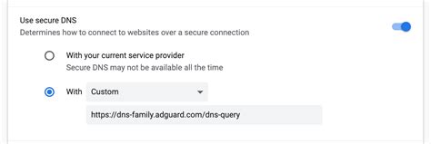How To Set Custom Secure DNS Of Adguard In Edge Chrome Firefox And In Windows 10 Issue 1709