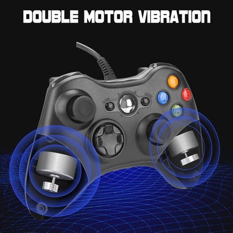 Xbox 360 Wired Controller For Pc Xbox Third Party Dual Vibration Motor Heavyarm Store