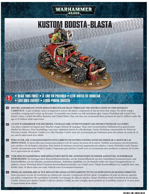Warhammer 40k Orks Kustom Boosta Blasta Instructions Album On Imgur