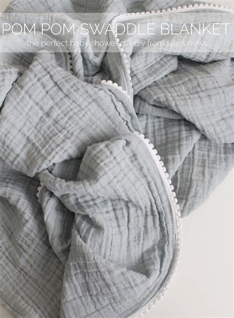Tutorial Pom Pom Swaddle Blanket Sues News