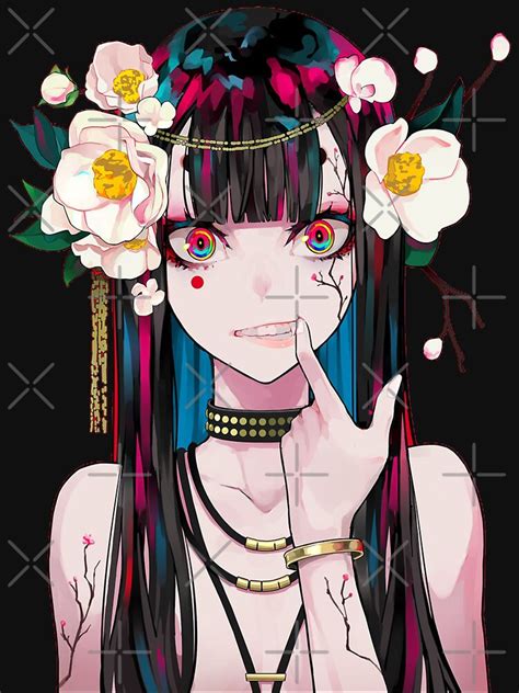 Sexy Anime Vampire Girl T Shirt For Sale By Annsanthush Redbubble Flower Girl T Shirts