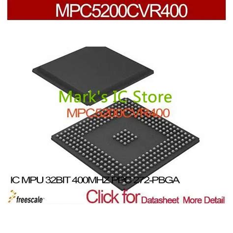 Mpc5200cvr400 Ic Mpu 32bit 400mhz Ppc 272 Pbga Mpc5200cvr4 5200cvr