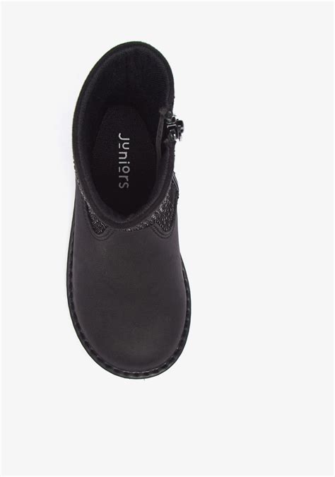 تسوقوا بوت مزيّن برقبة عالية وسحاب إغلاق من جونيورز للبنات أونلاين سنتربوينت الكويت