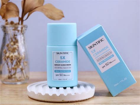 Skintific 5x Ceramide Serum Sunscreen Korea Cosmetics Bn