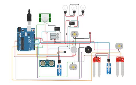 Circuit Design Умный дом Tinkercad
